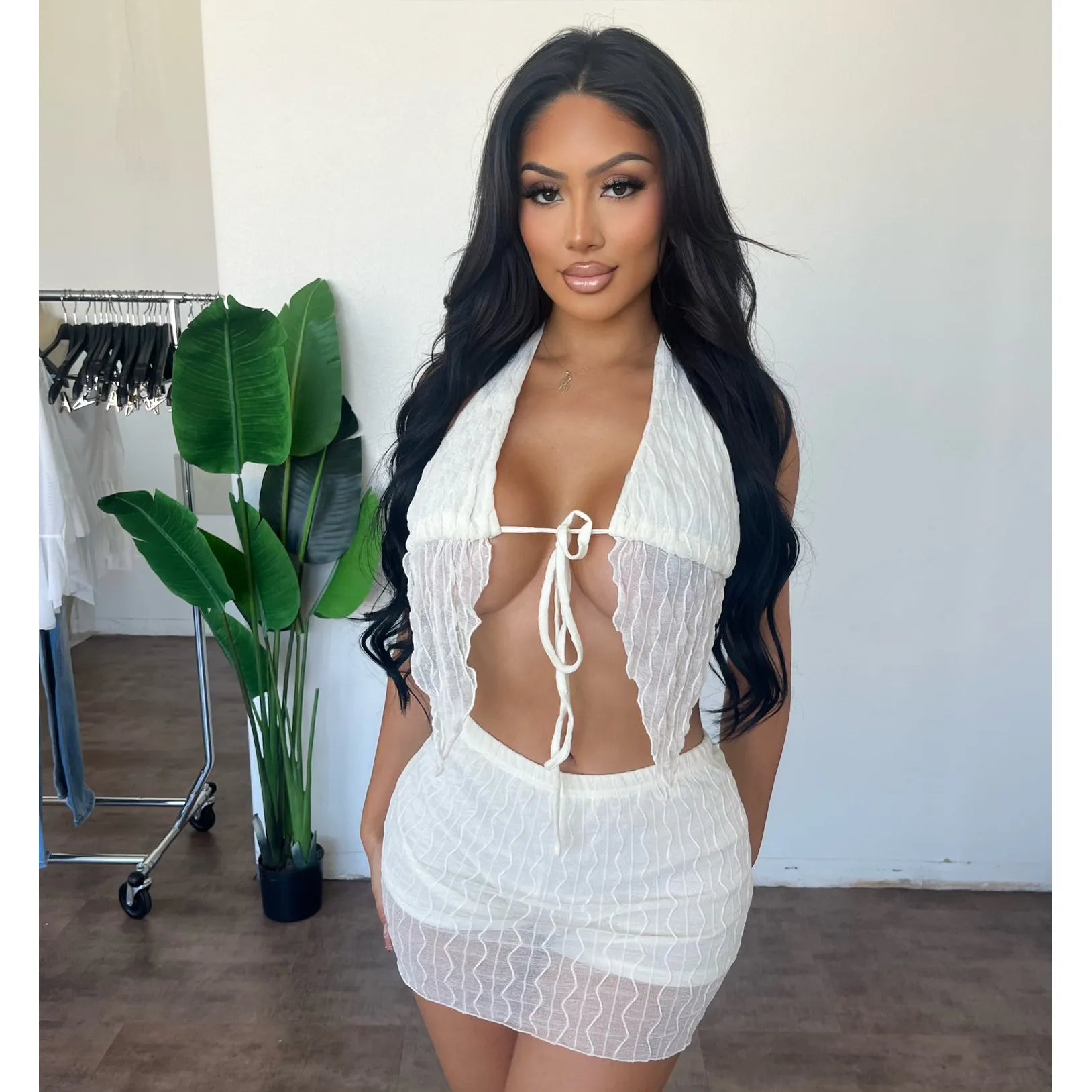 Elena Set (Off White) – OOTDFASH