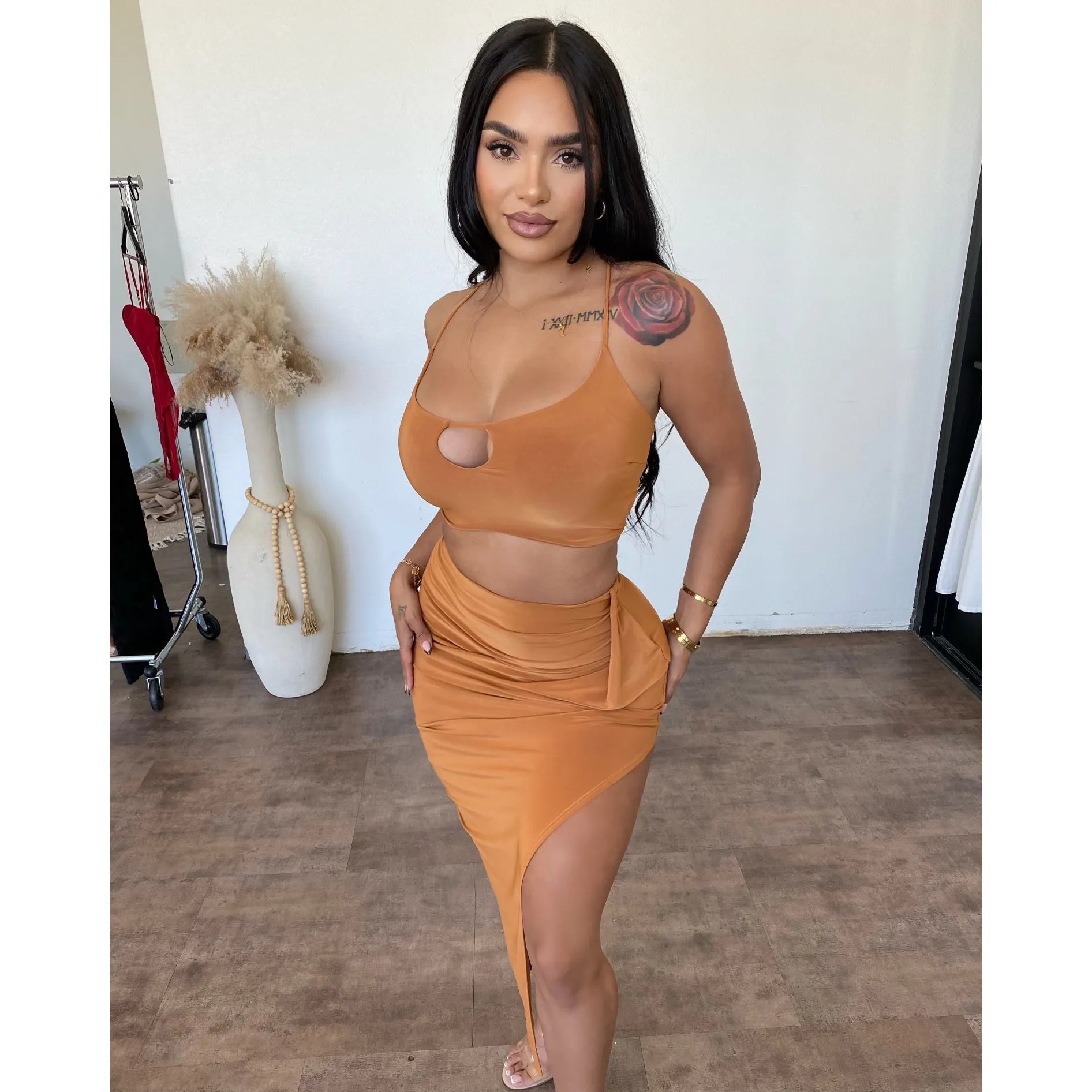 Riley Set (Pumpkin) – OOTDFASH