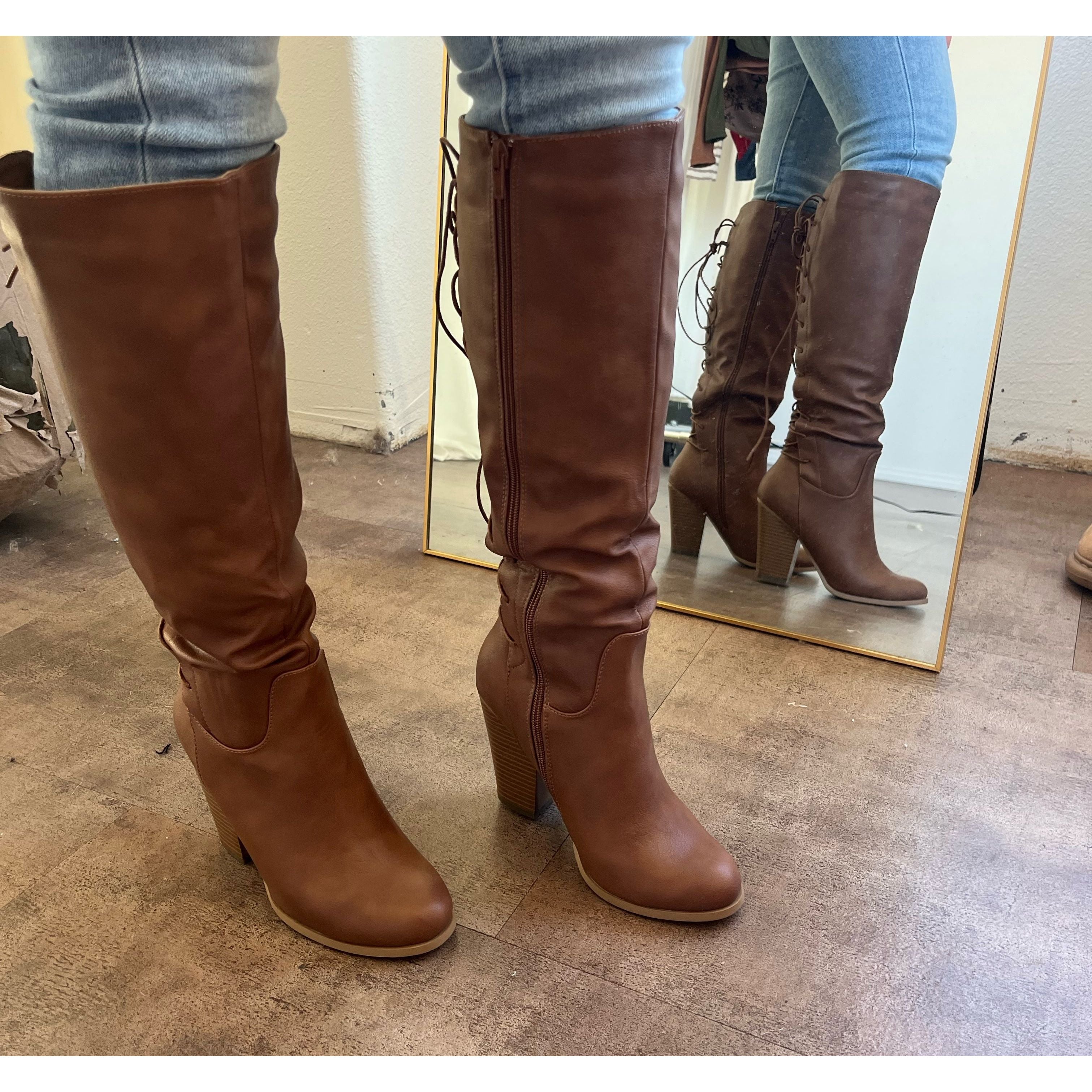 Catherine Boots (taupe) – OOTDFASH